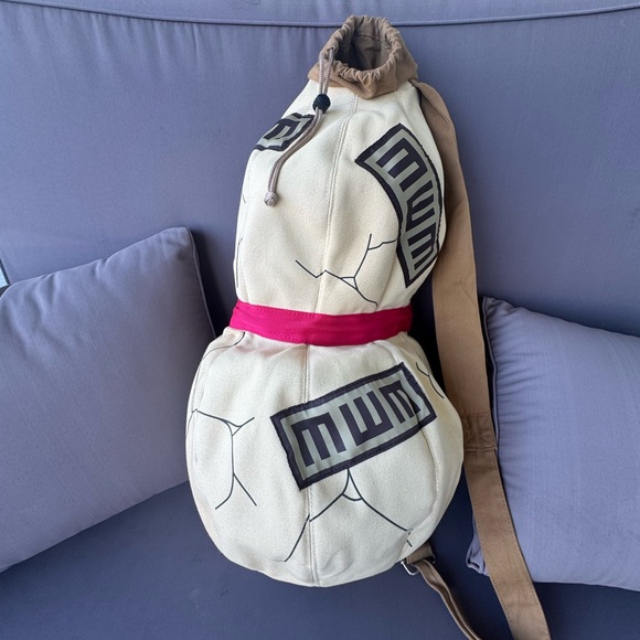 Naruto | Bags | Official Naruto Brand Gaara Gourd Backpack | Poshmark